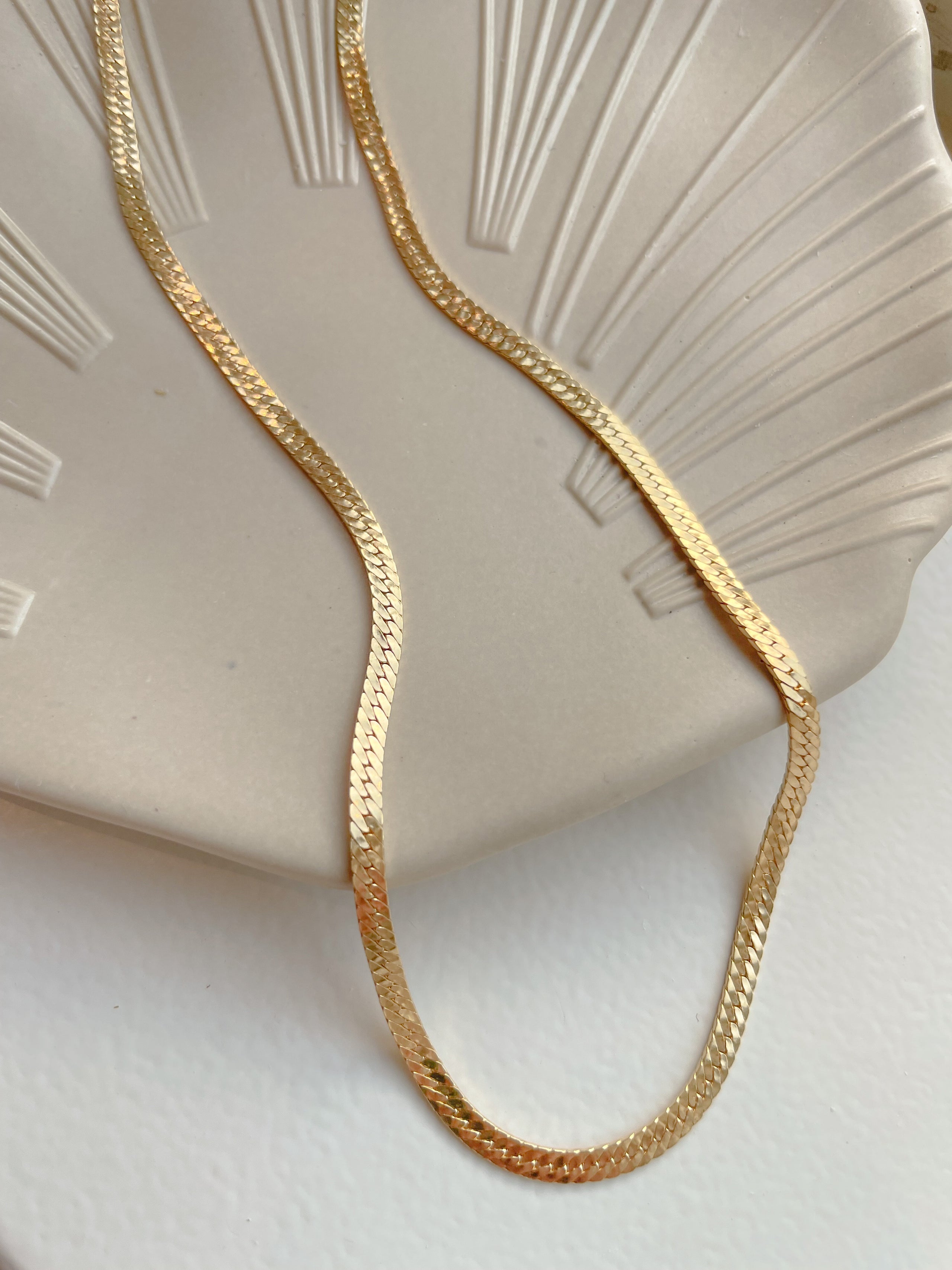 harry chain . necklace . 14kgf | elle + sons jewelry